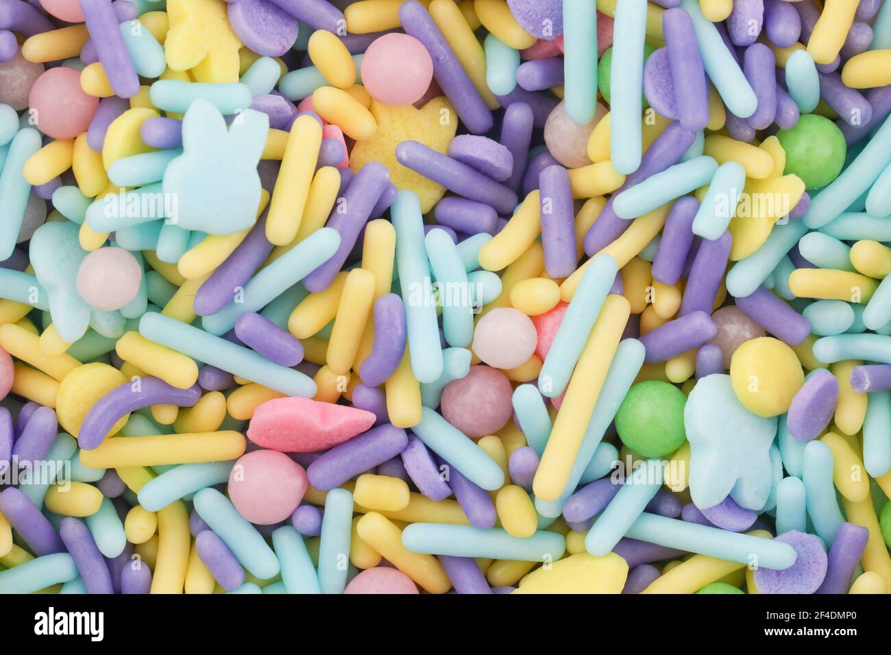 Colorful Easter themed sprinkles Stock Photo - Alamy