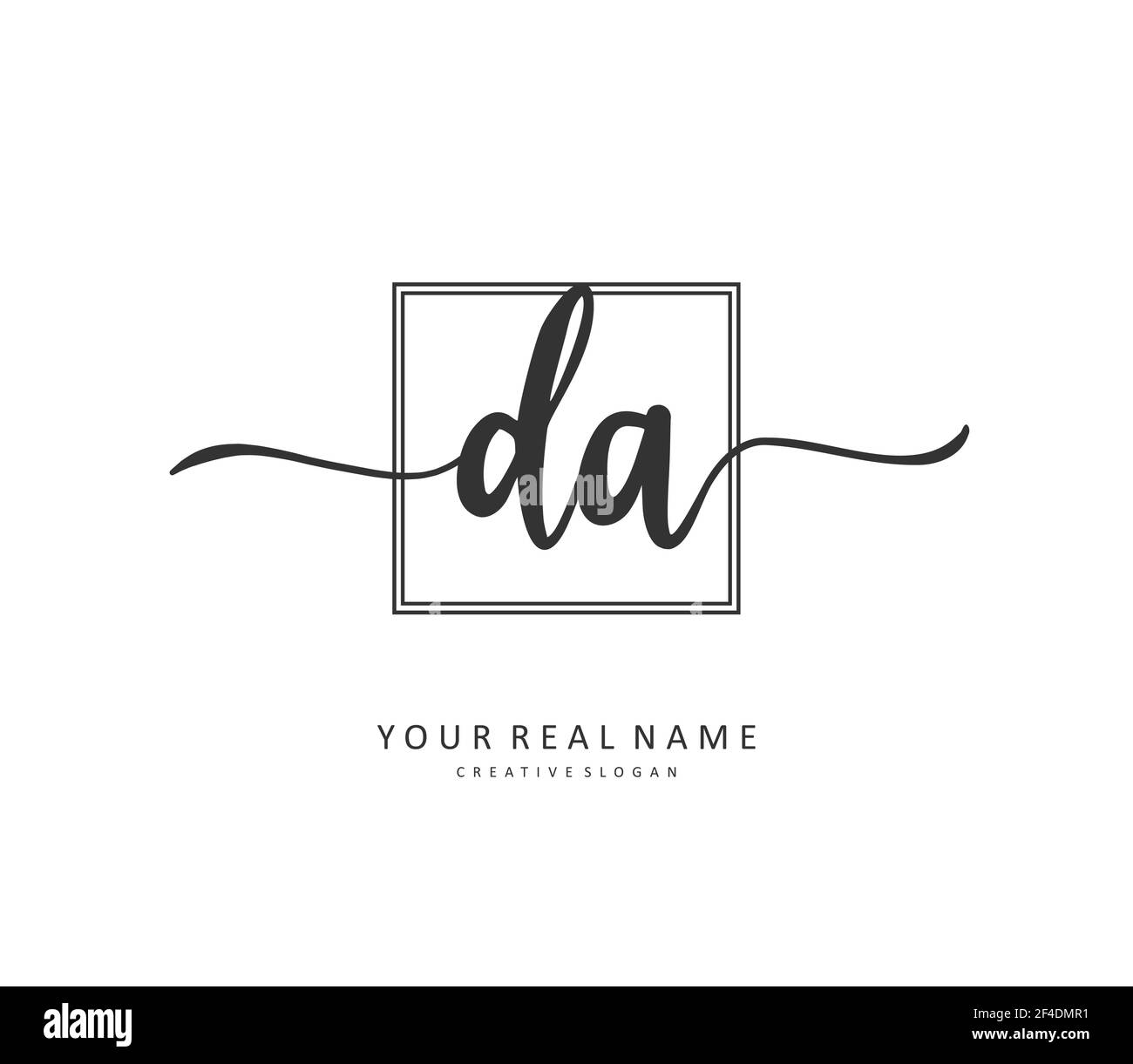 Letter da logo Cut Out Stock Images & Pictures - Alamy