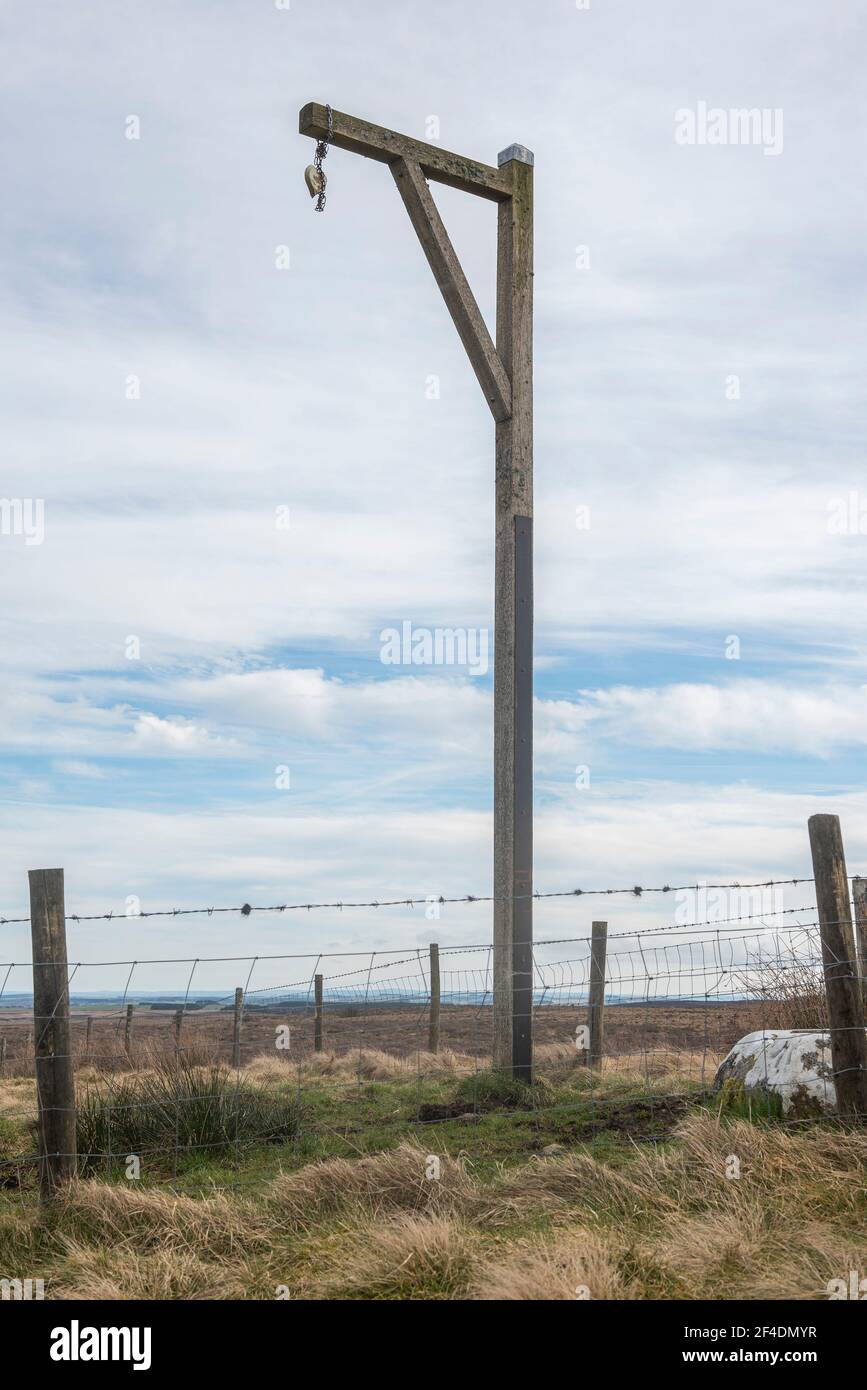 Winters gibbet elsdon hi-res stock photography and images - Alamy