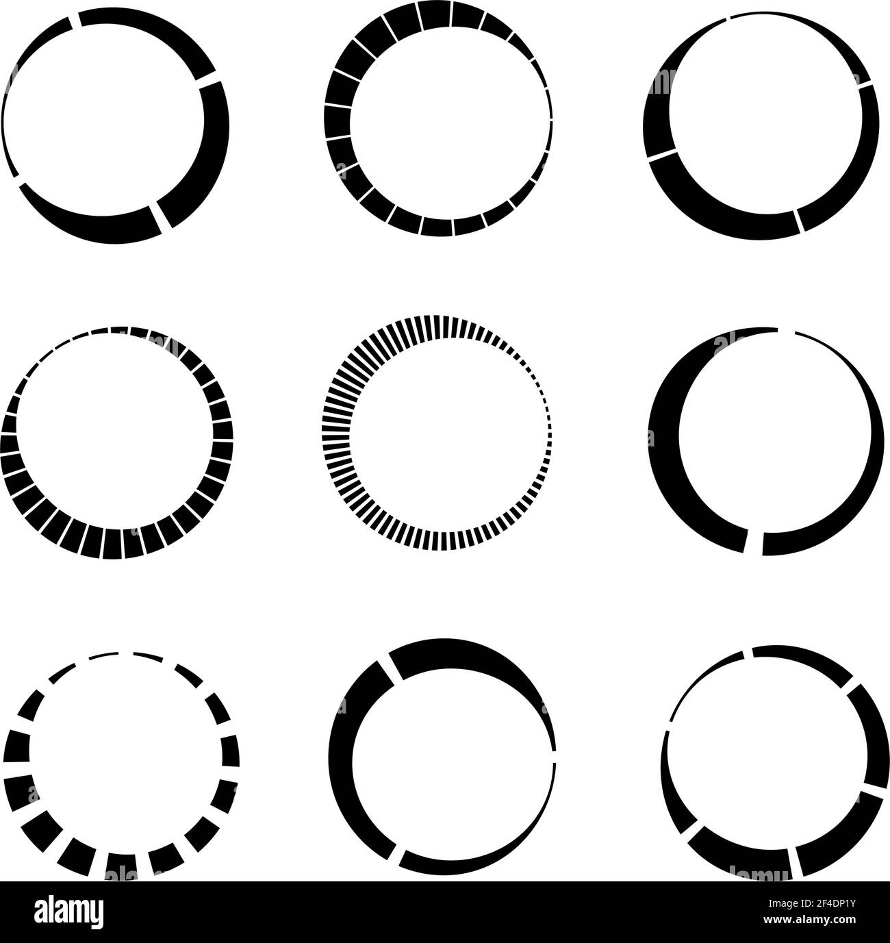 Interruption, circular Stock Vector Images - Alamy