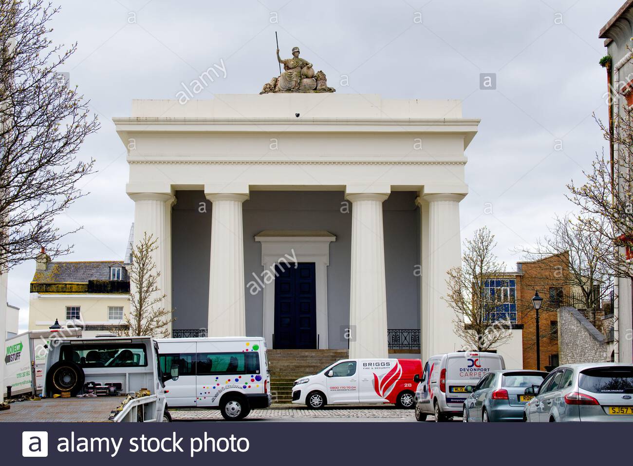 Greek Temple Style Portico High Resolution Stock Photography and Images - Alamy