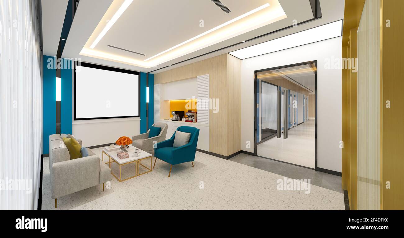 3d render of hospital and clinic interior Stock Photo - Alamy