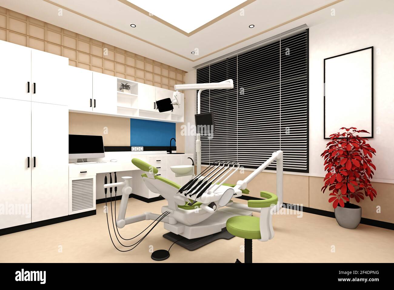 3d render of hospital and clinic interior Stock Photo - Alamy