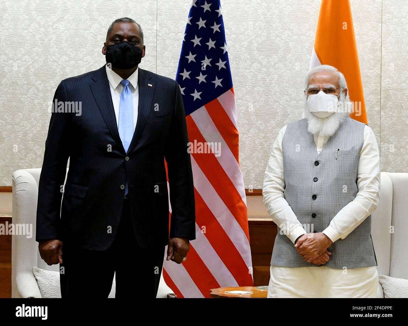 New Delhi, India. 19th Mar, 2021. U.S. Secretary of Defense Lloyd J ...