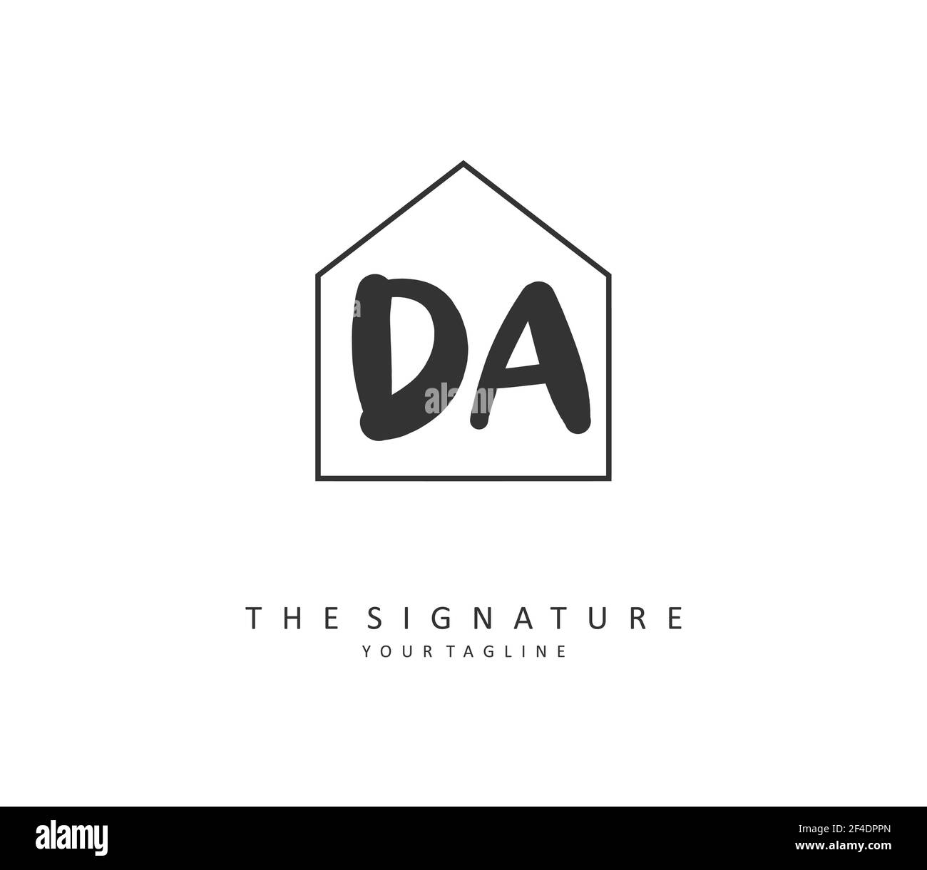 Letter da logo hi-res stock photography and images - Alamy