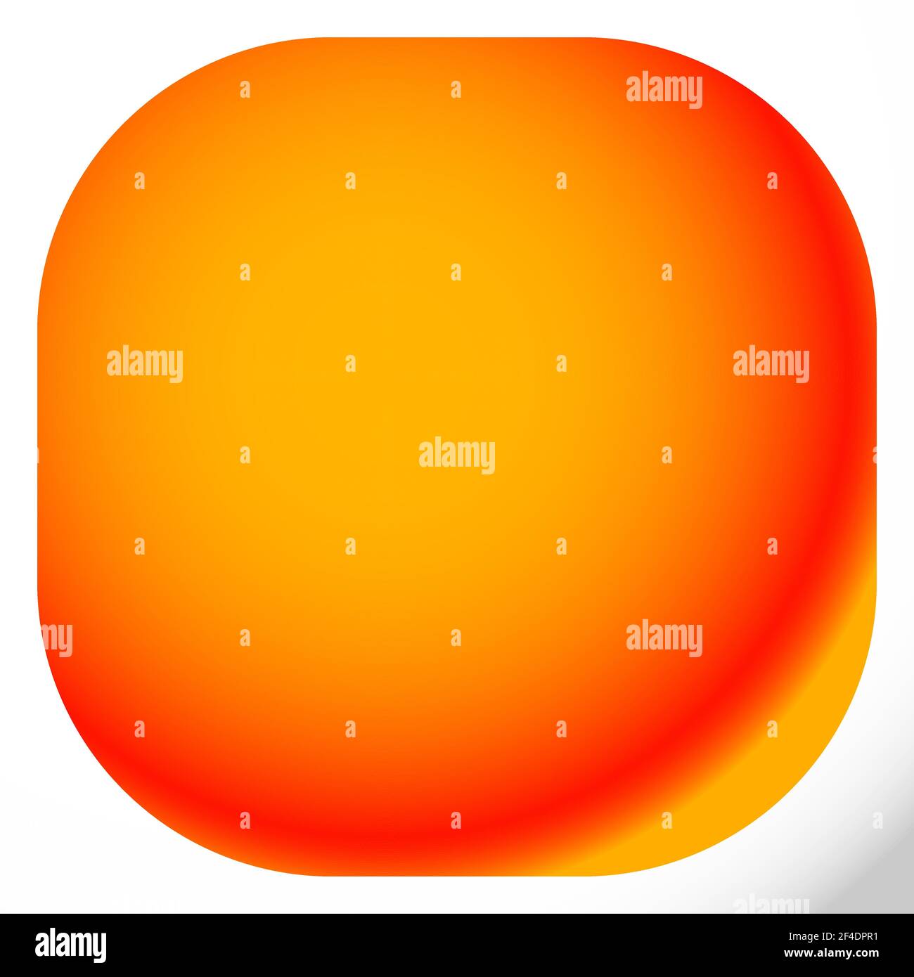 Blank, empty rounded square button, badge, and pin shape design element ...