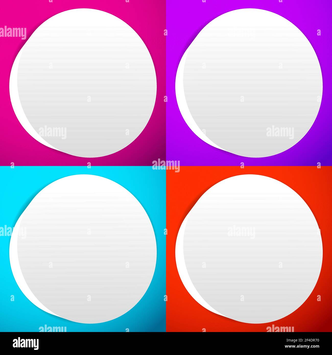 Blank, empty circle, orb and sphere button, badge, and pin shape design ...