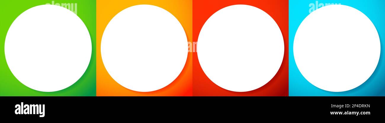 Blank, empty circle, orb and sphere button, badge, and pin shape design ...