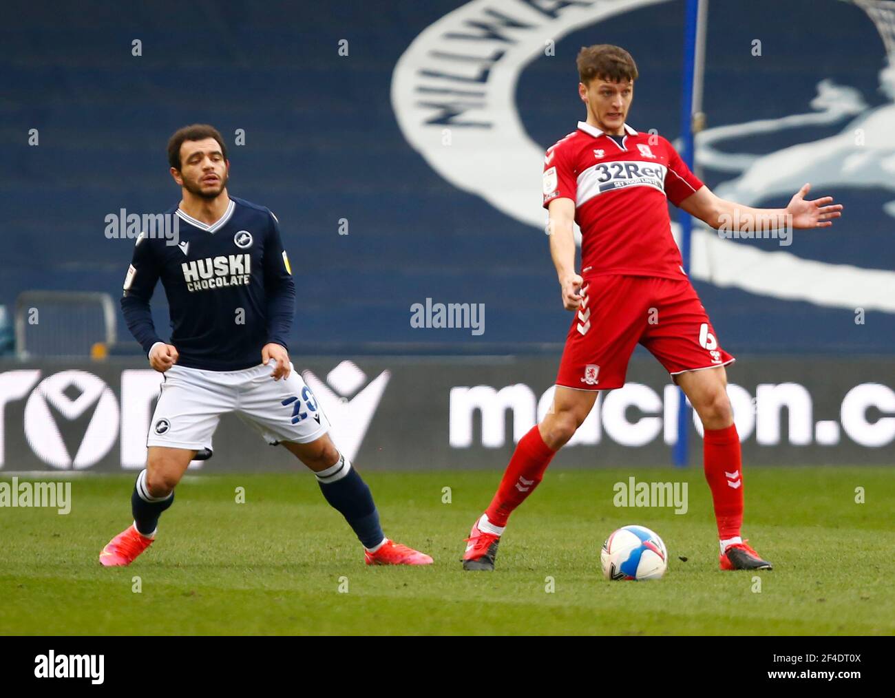 LONDON, United Kingdom, MARCH 20: Dael Fry of Middlesbrough during The ...