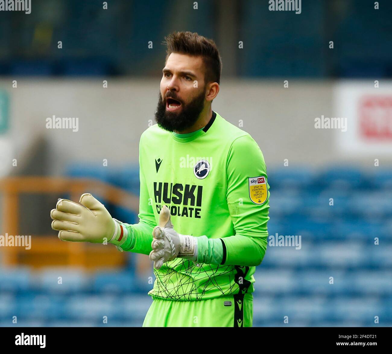 LONDON, United Kingdom, MARCH 20: Bartosz Bialkowski of Millwall during ...