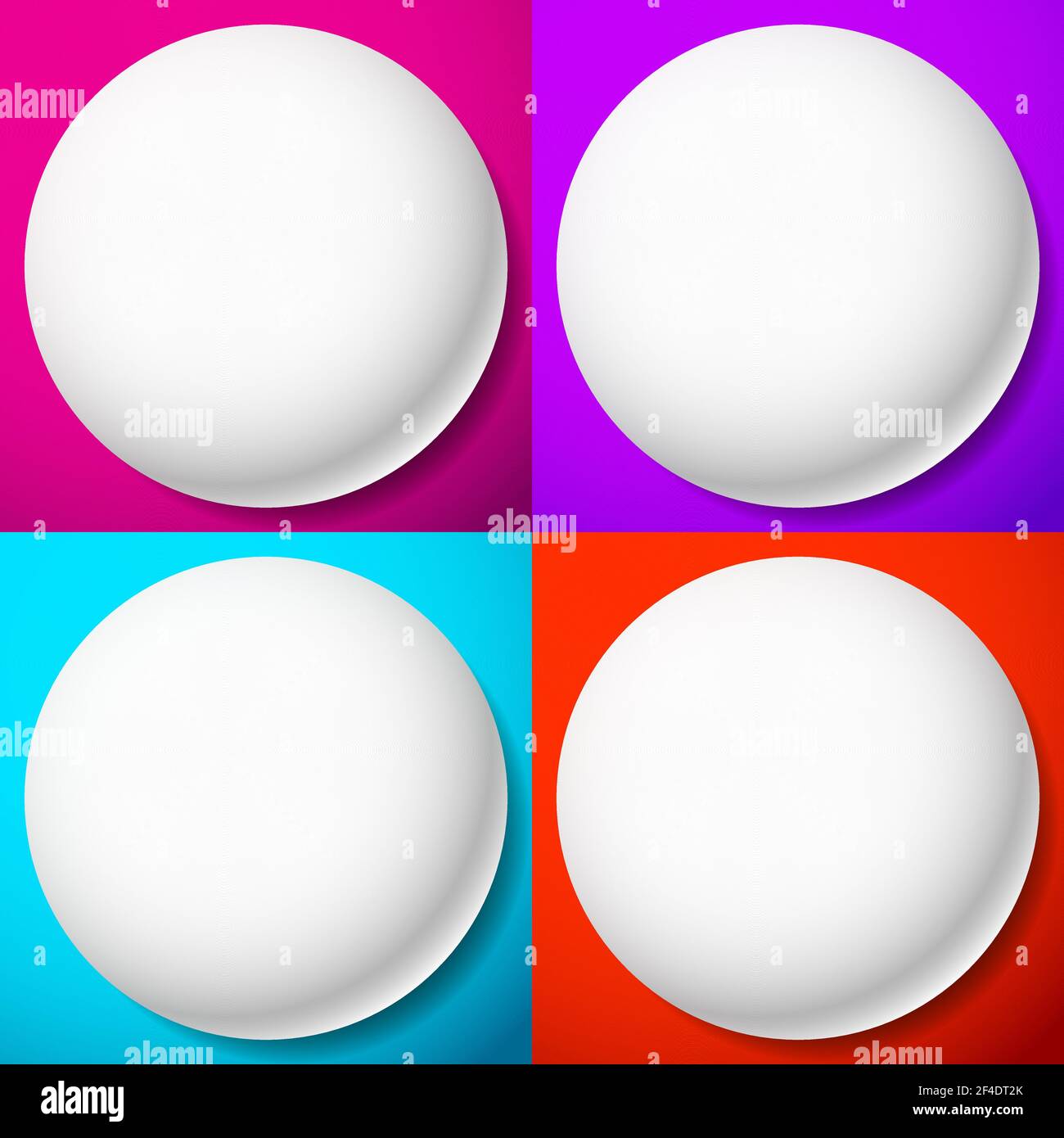 Blank, empty circle, orb and sphere button, badge, and pin shape design ...