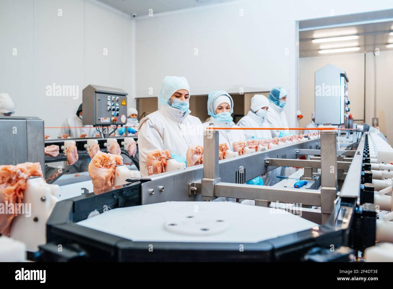 Poultry factory workers hi-res stock photography and images - Alamy