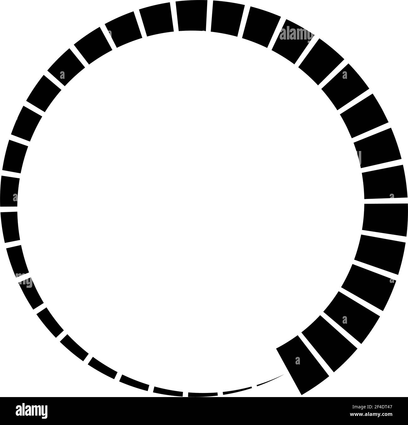 Dashed lines spiral, swirls, and twirls. Concentric, and circular ...