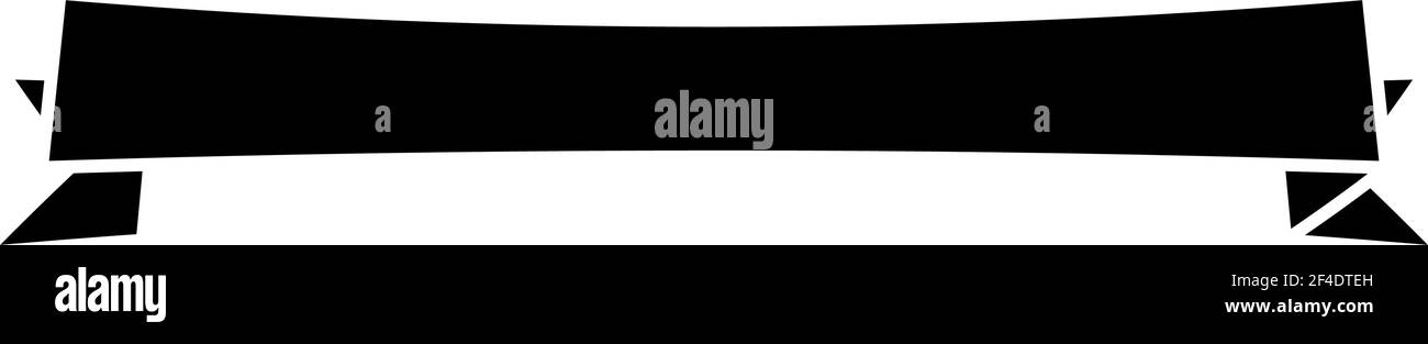 Banner, plaque or tag, label shapes. Rectangle banner for promotion ...