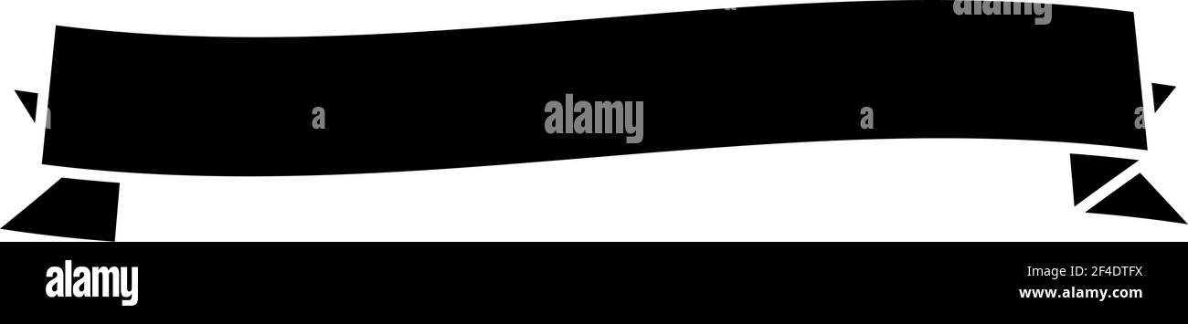 Banner, plaque or tag, label shapes. Rectangle banner for promotion ...