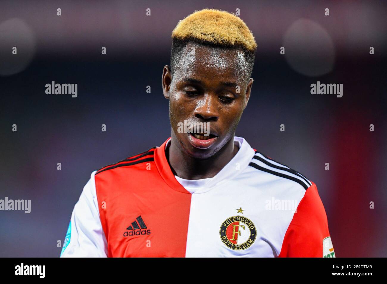 ROTTERDAM, NETHERLANDS - MARCH 20: Aliou Balde of Feyenoord Rotterdam ...
