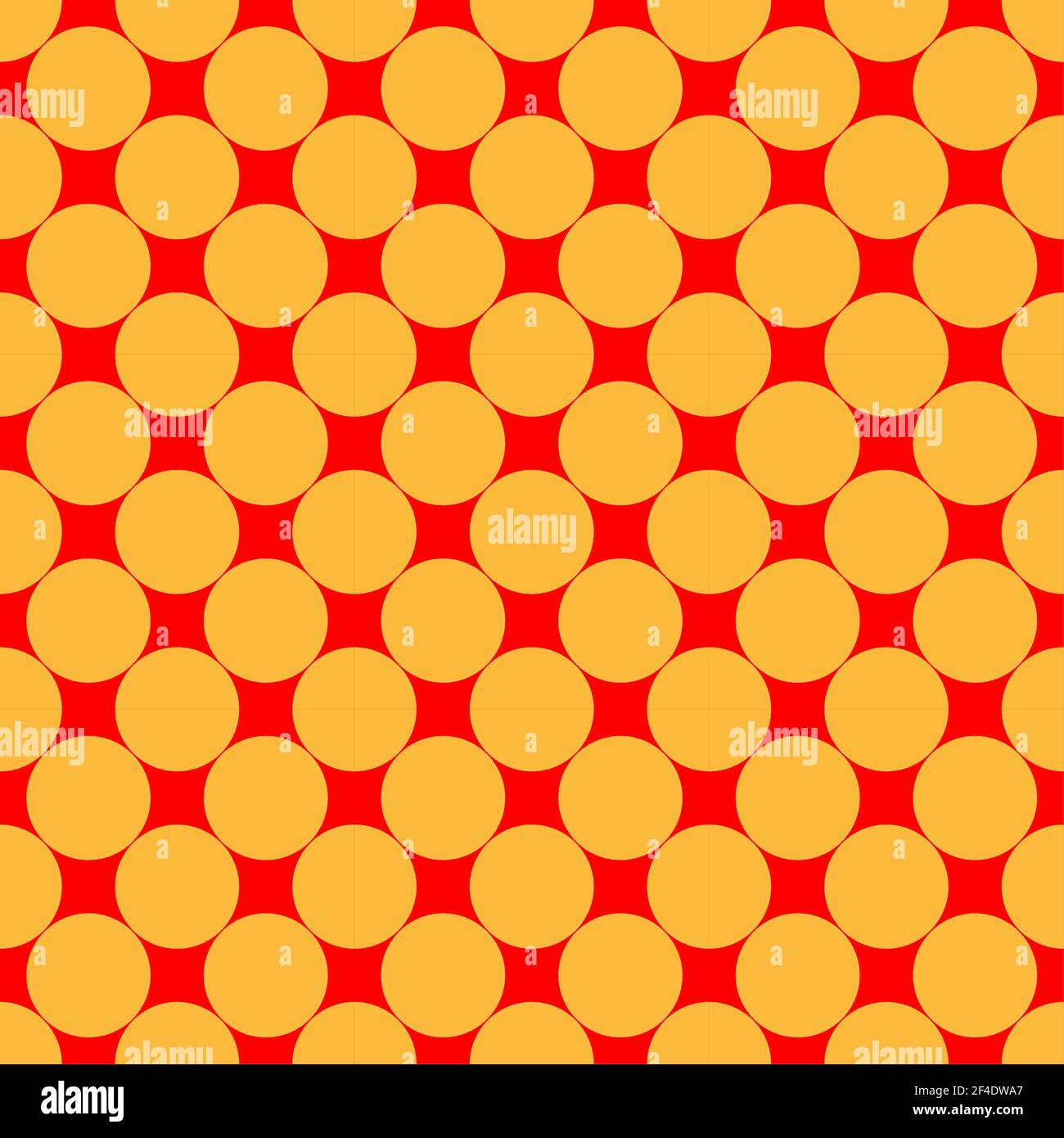 Popart, comic yellow and red dotted, circles seamlessly repeatable ...