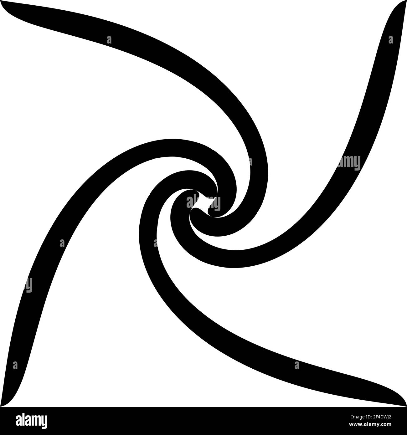 Simple Swirl Design Clip Art