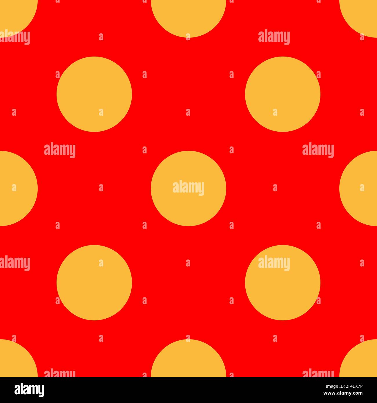 Popart, comic yellow and red dotted, circles seamlessly repeatable ...