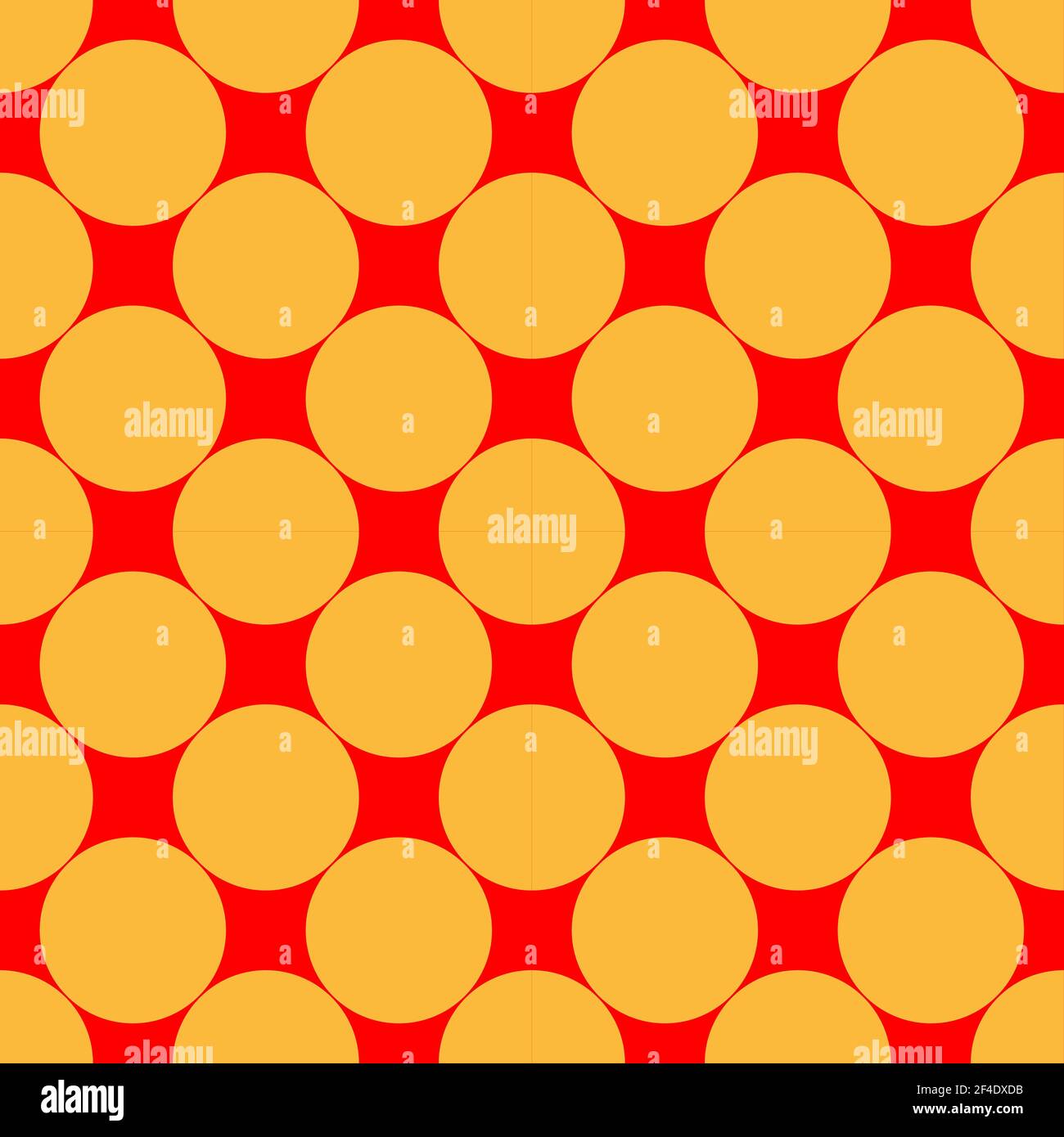 Popart, comic yellow and red dotted, circles seamlessly repeatable ...