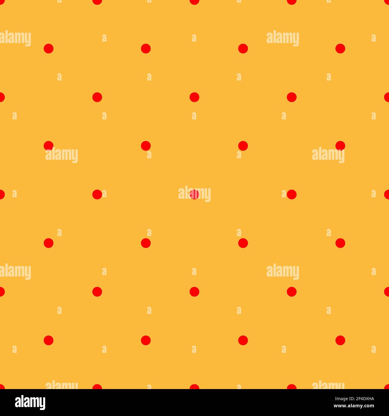 Popart, comic yellow and red dotted, circles seamlessly repeatable ...