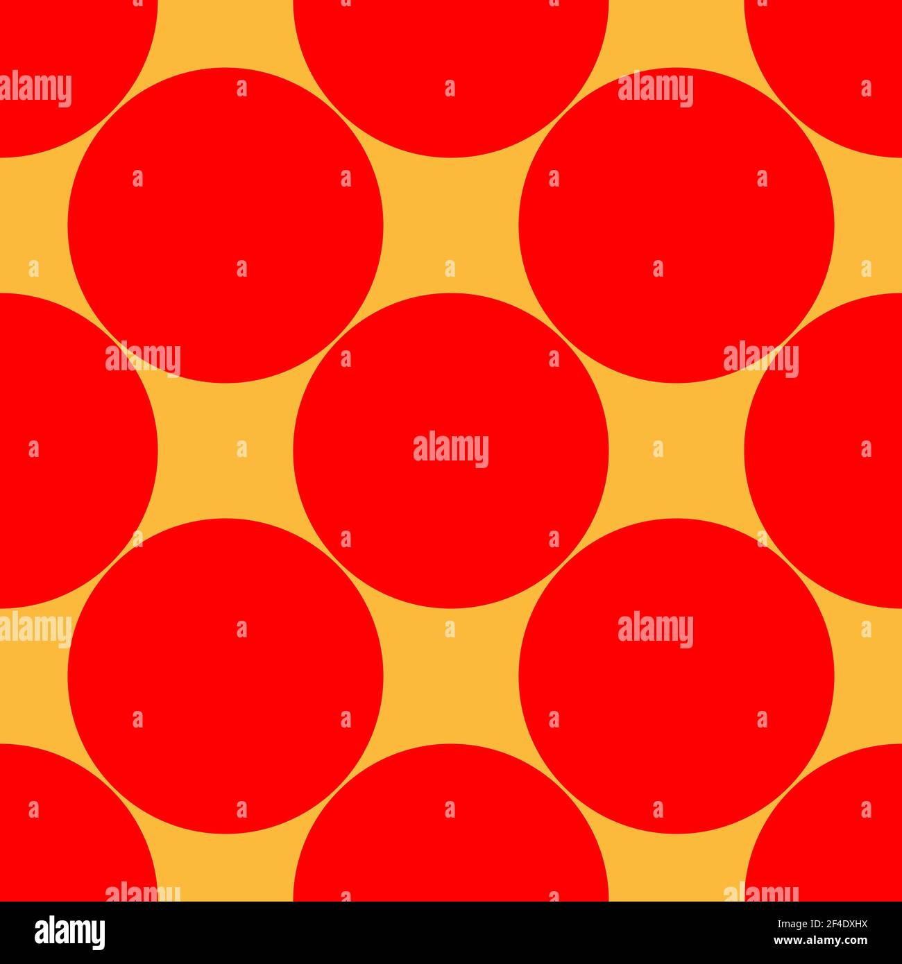 Popart, comic yellow and red dotted, circles seamlessly repeatable ...