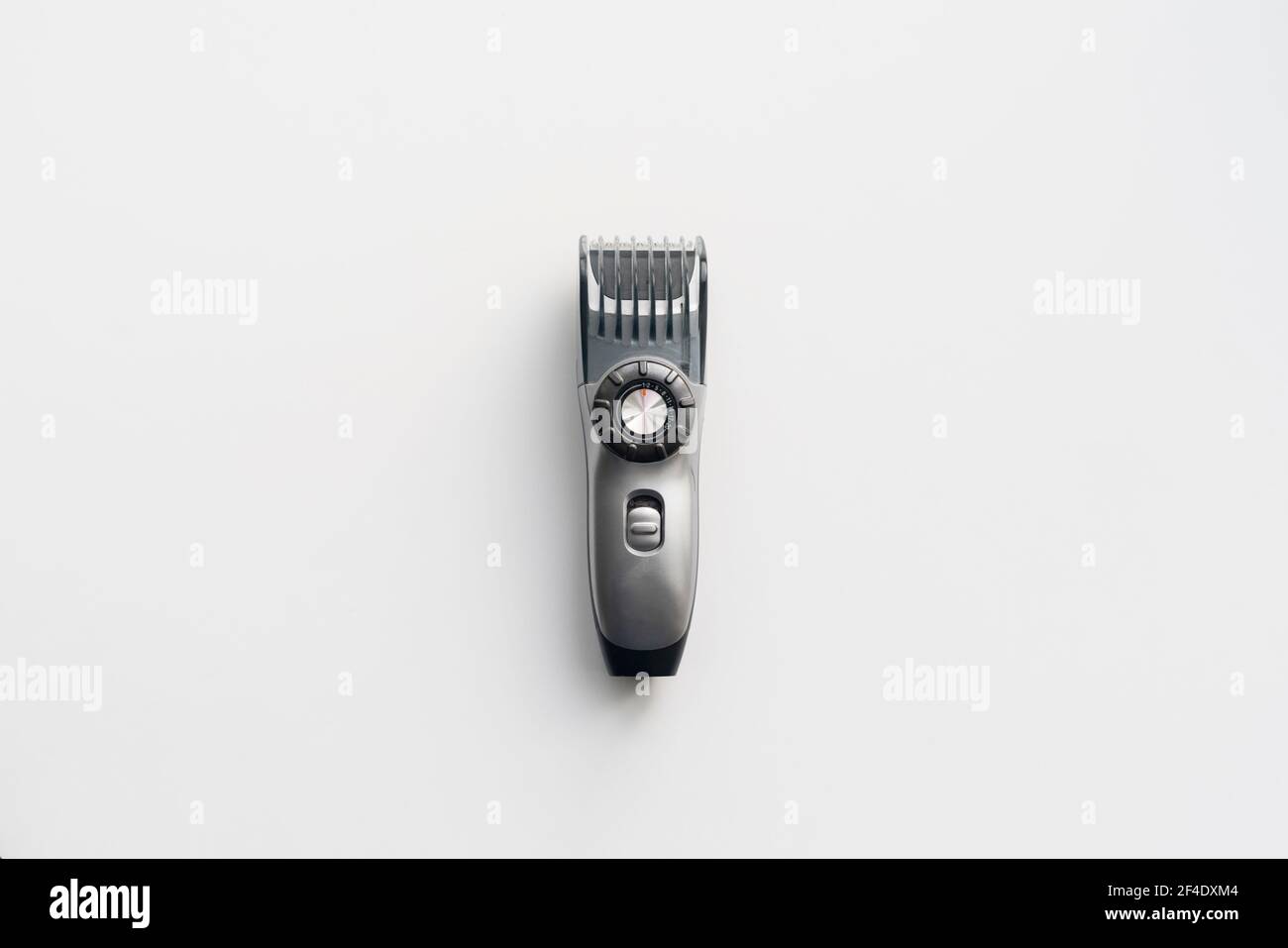 simple single abstract hair clipper isolated on the color background ...