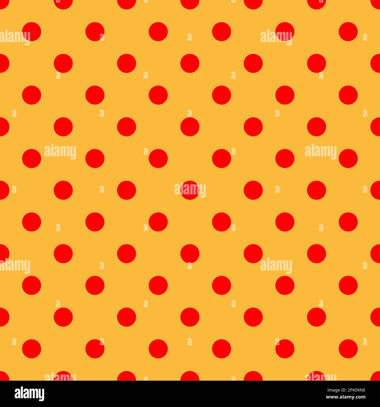 Popart, comic yellow and red dotted, circles seamlessly repeatable ...