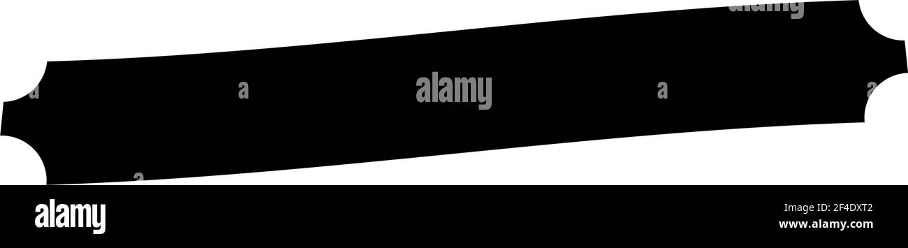 Banner, plaque or tag, label shapes. Rectangle banner for promotion ...