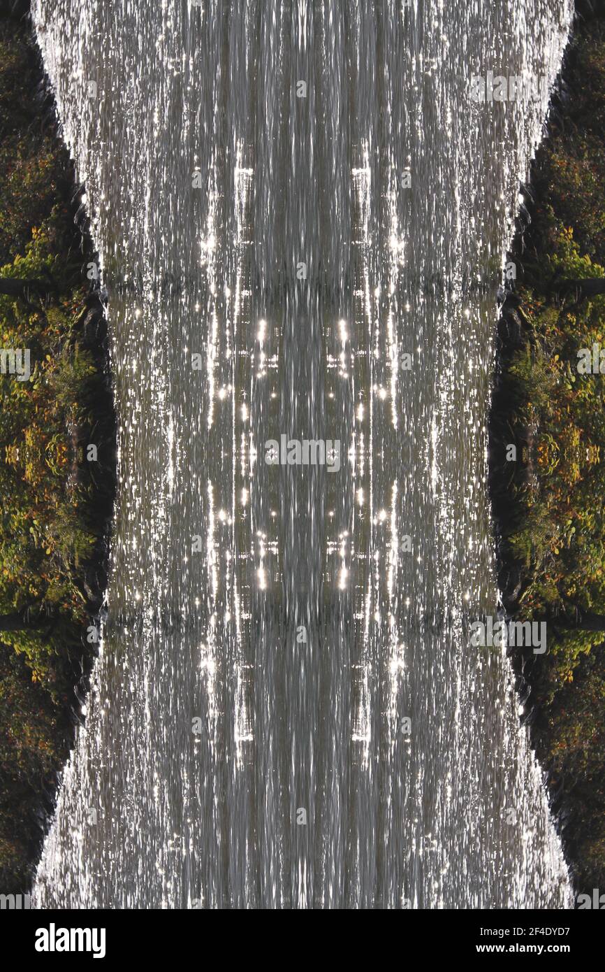 Abstract waterfall background hi-res stock photography and images - Alamy