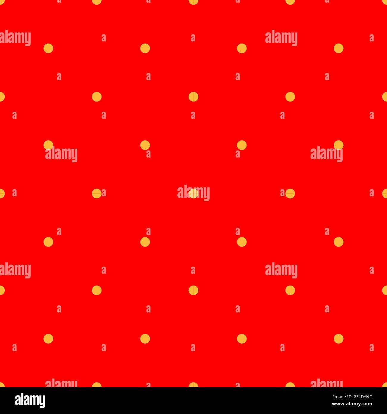 Popart, comic yellow and red dotted, circles seamlessly repeatable ...