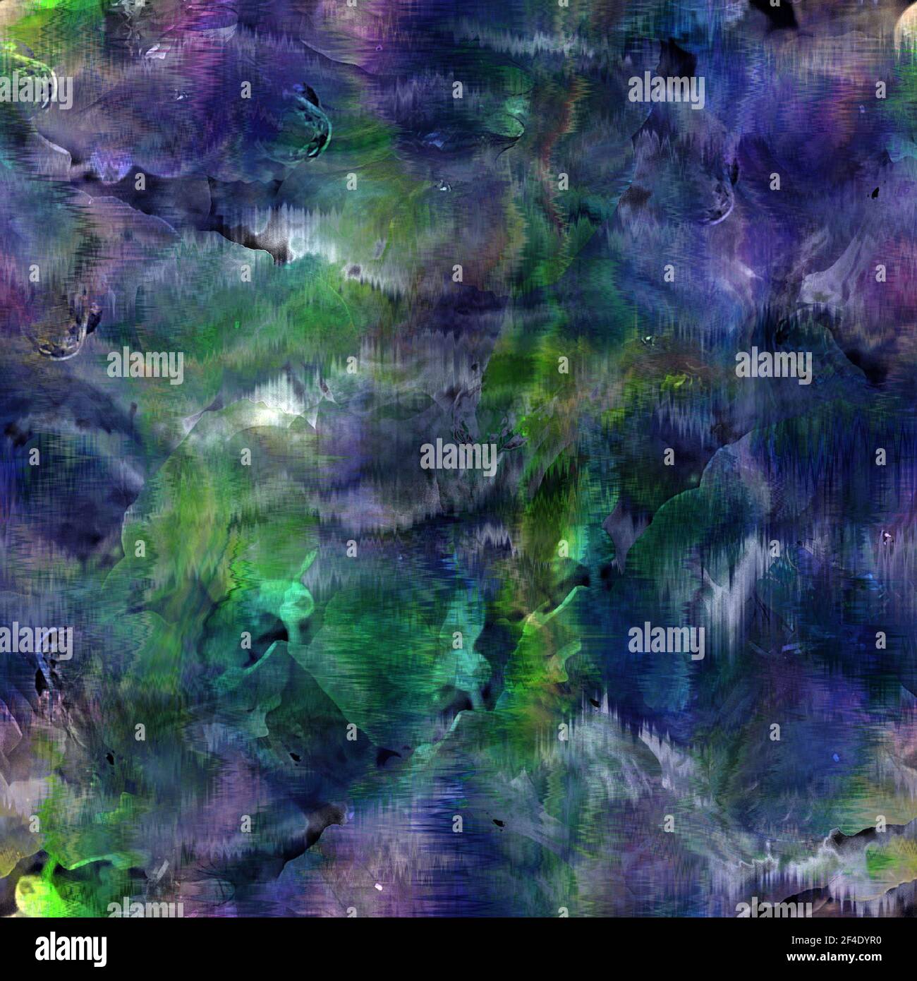 Seamless abstract color blobs with floral overlay Stock Photo - Alamy