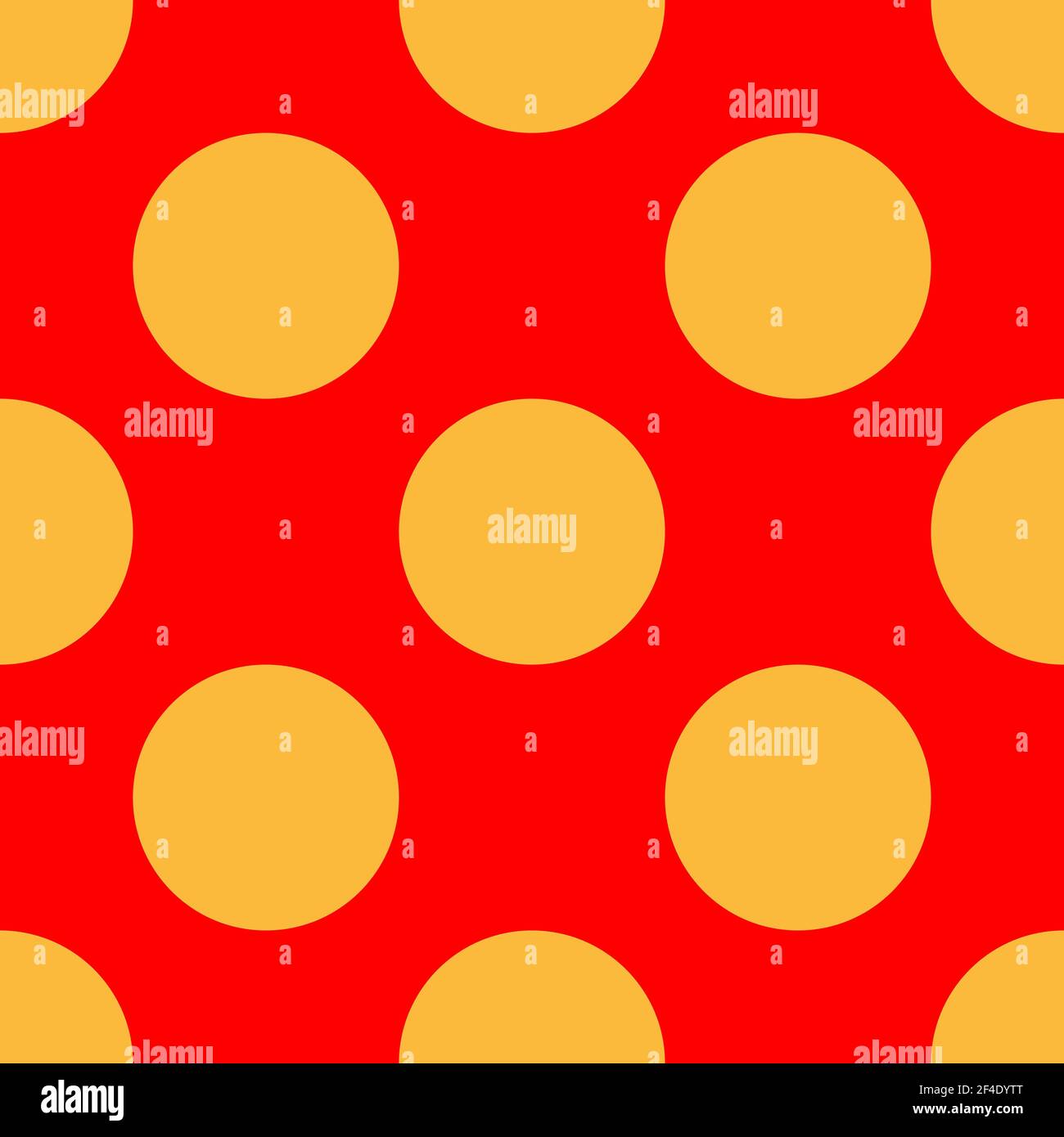 Popart, comic yellow and red dotted, circles seamlessly repeatable ...
