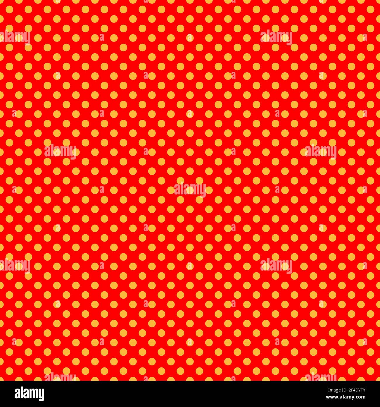 Popart, comic yellow and red dotted, circles seamlessly repeatable ...