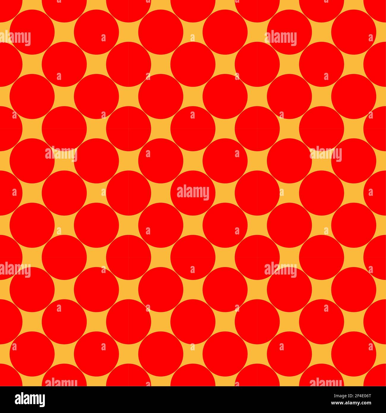 Popart, comic yellow and red dotted, circles seamlessly repeatable ...
