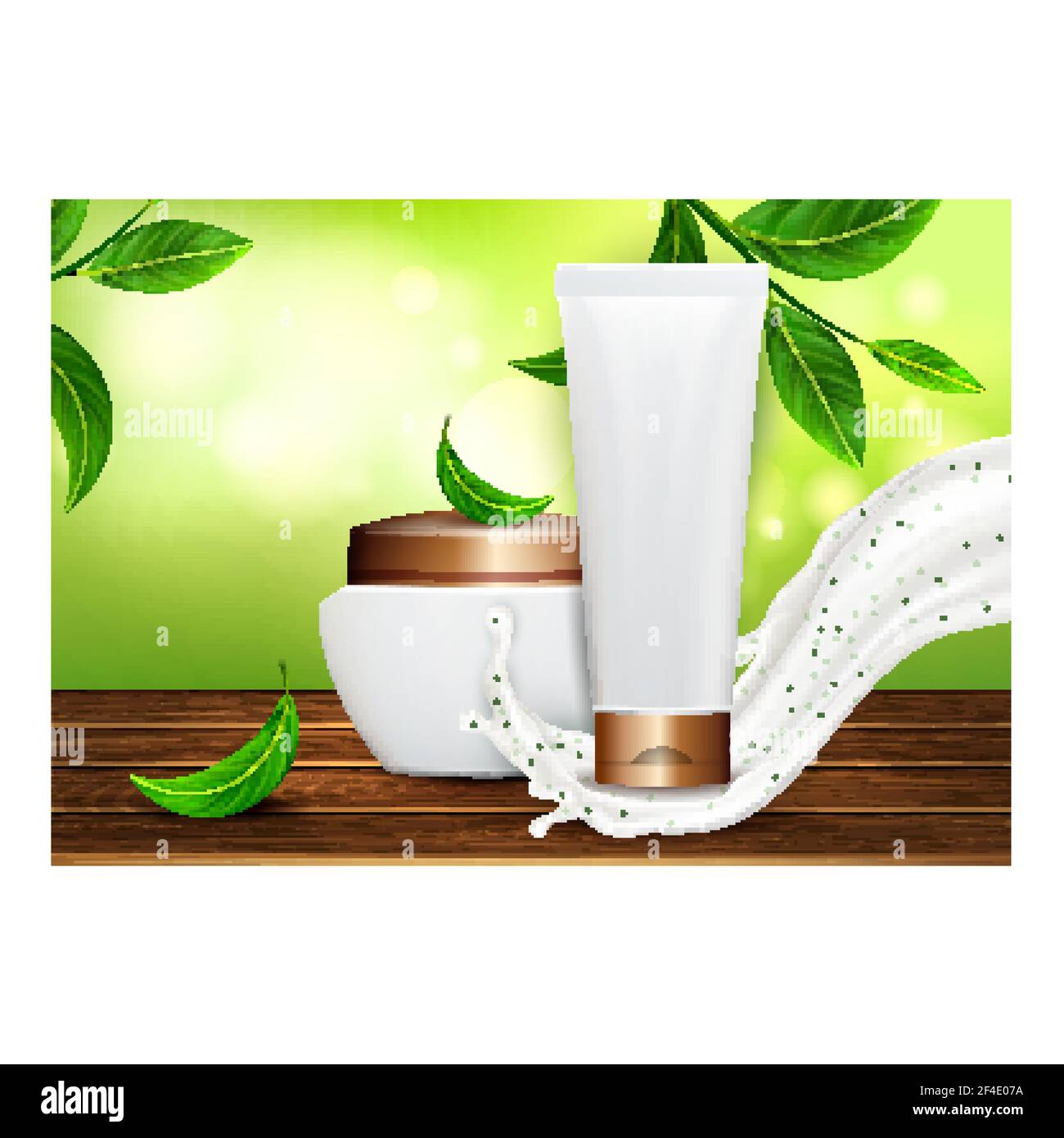 Body Scrub Creative Promotional Poster Vector Illustration Stock Vector ...