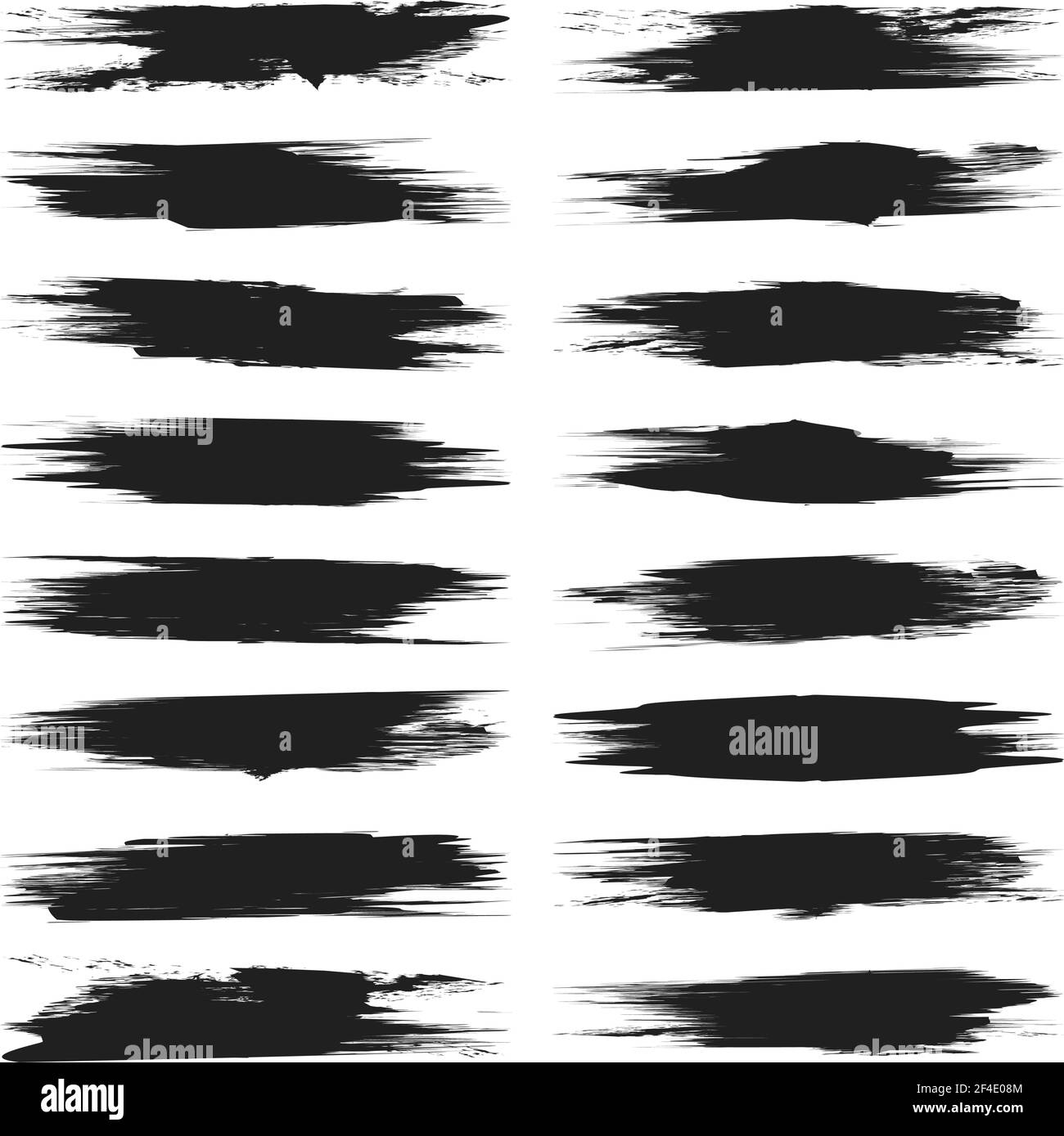 Grungy, grunge, and textured thick line divider, paintbrush ...