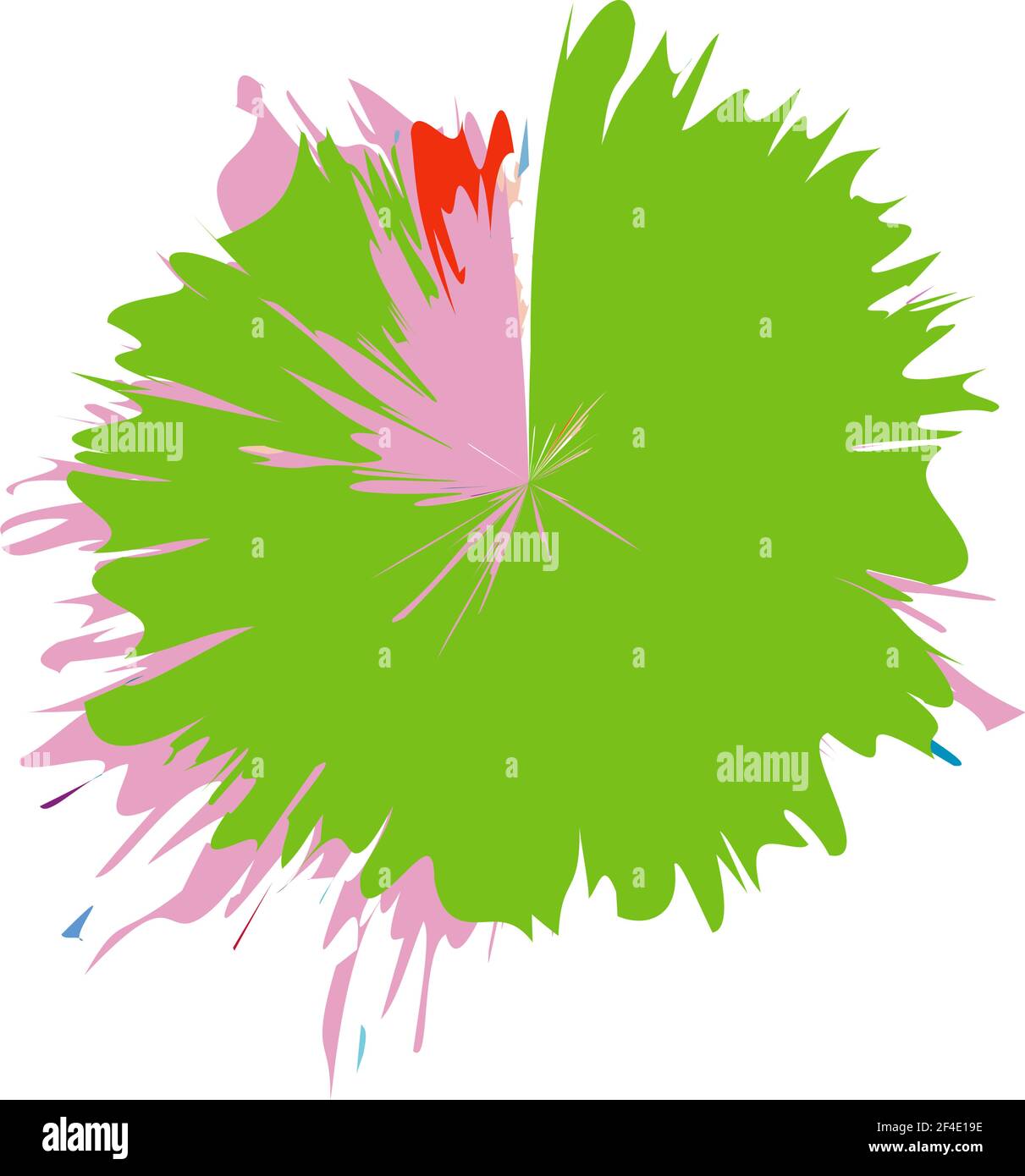 Grungy, grunge, and textured circle. Paintbrush, brushstroke vector ...