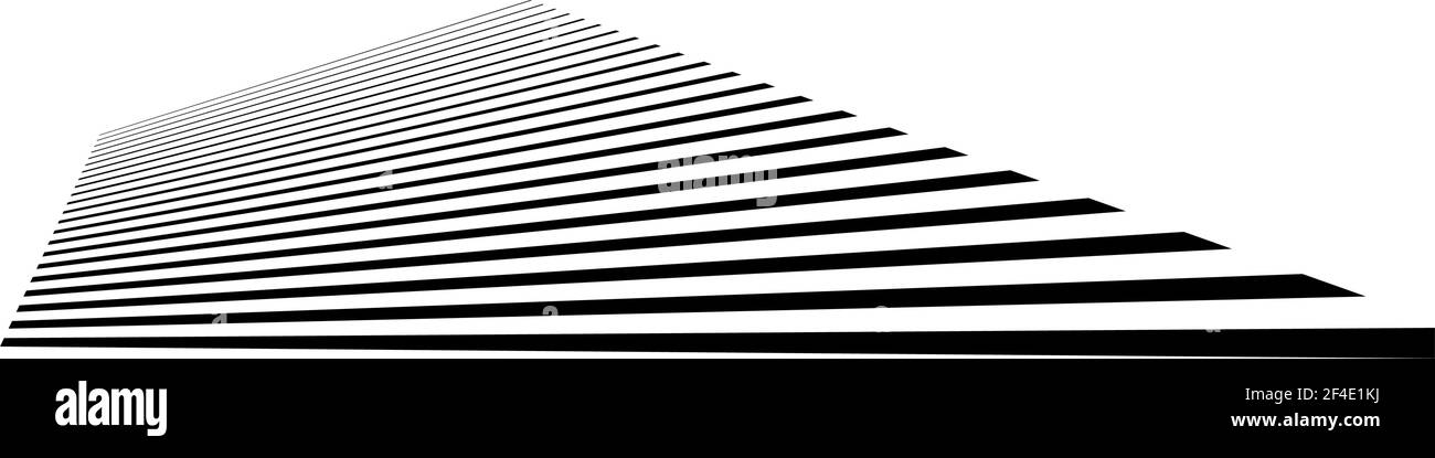 Parallel straight lines, stripes in perspective, 3d – Stock ...