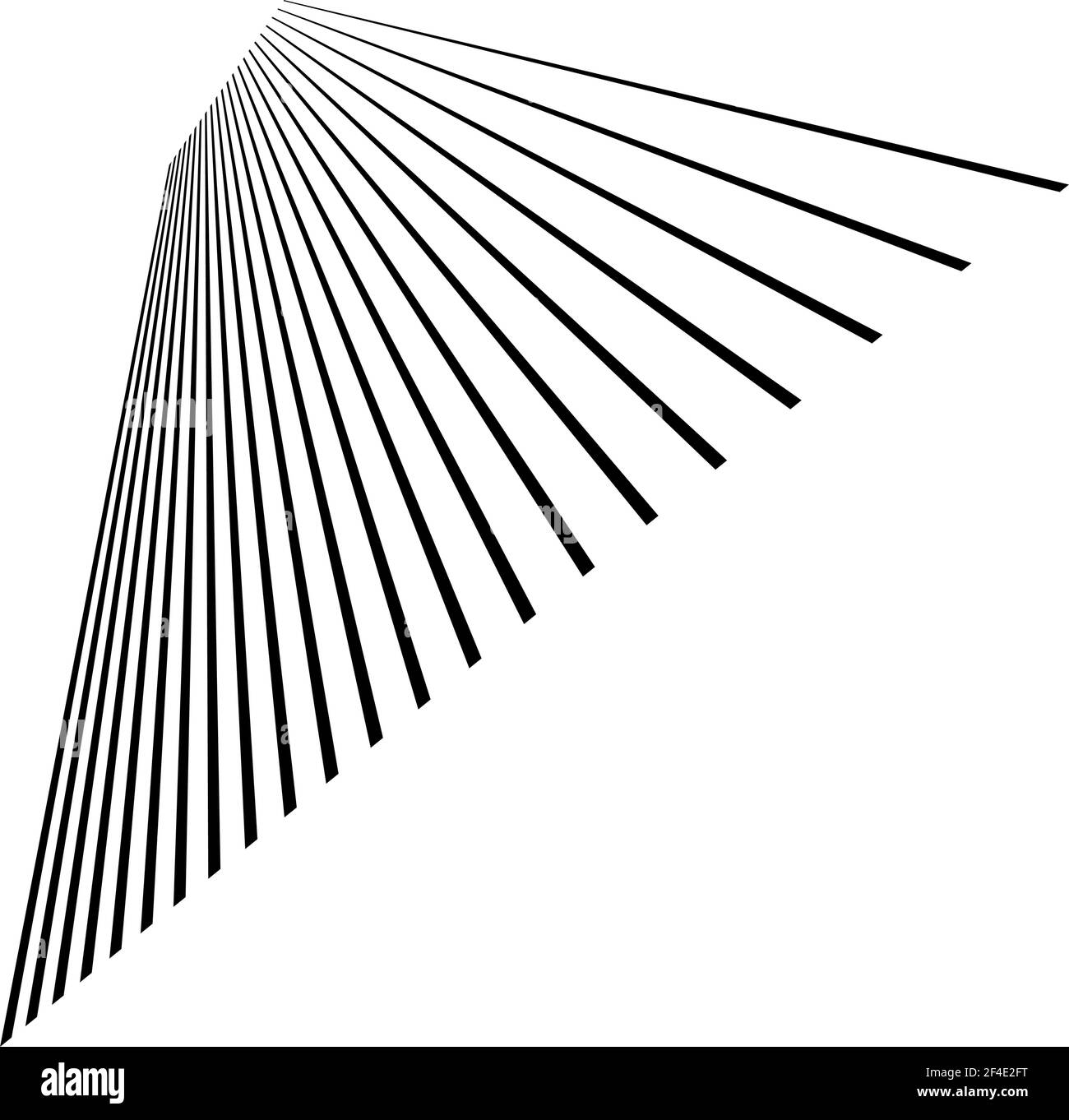 Parallel straight lines, stripes in perspective, 3d – Stock ...