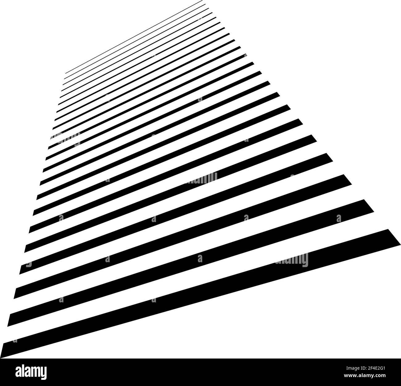 Parallel straight lines, stripes in perspective, 3d – Stock ...