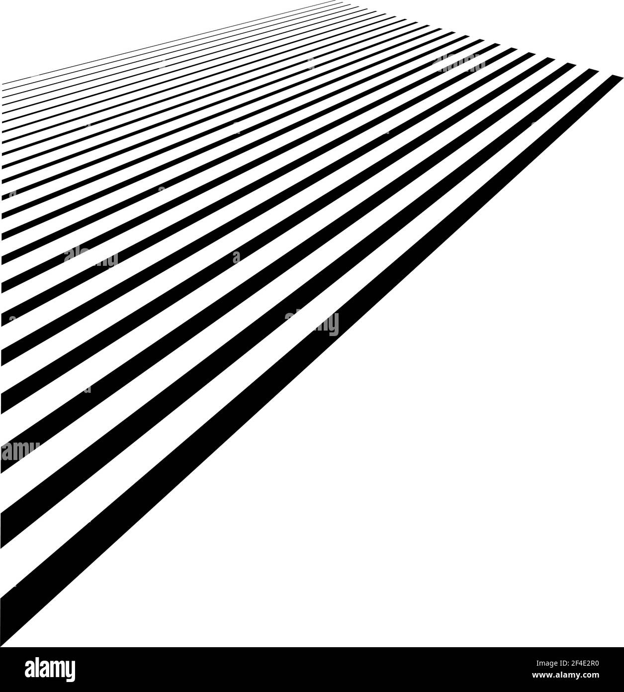 Parallel straight lines, stripes in perspective, 3d – Stock ...