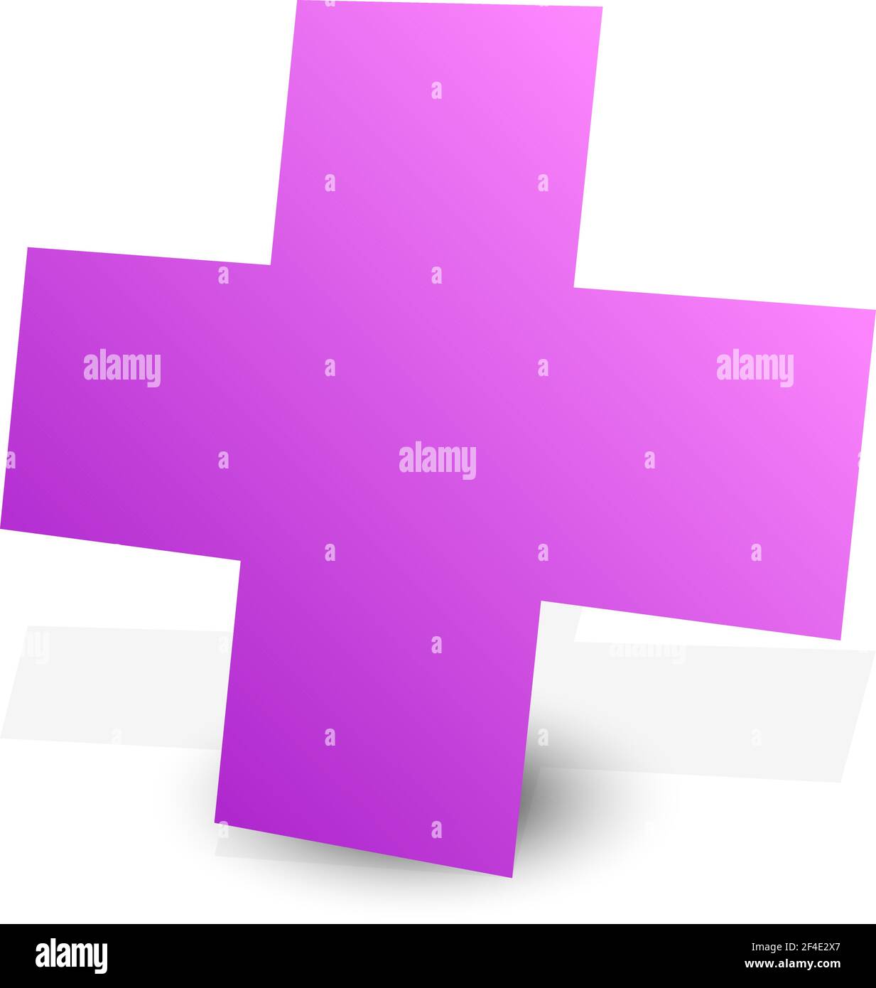 Plus, cross sign. Mathematics, math concepts. Add, addition symbol, icon, and logo shape ...