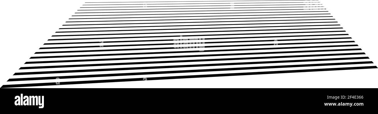 Parallel straight lines, stripes in perspective, 3d – Stock ...