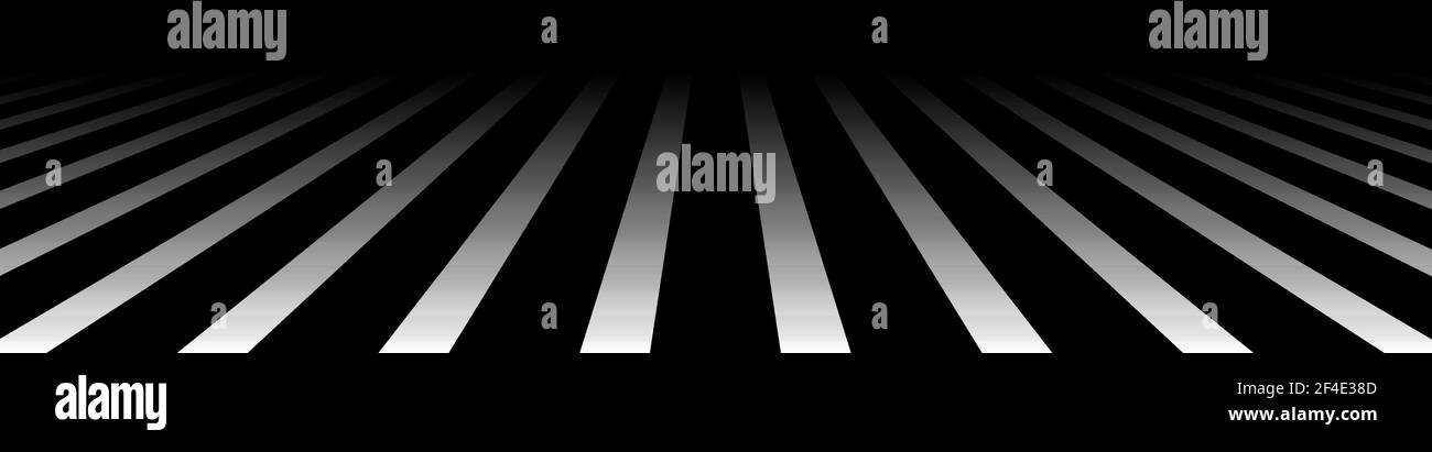 Parallel straight lines, stripes in perspective, 3d – Stock ...