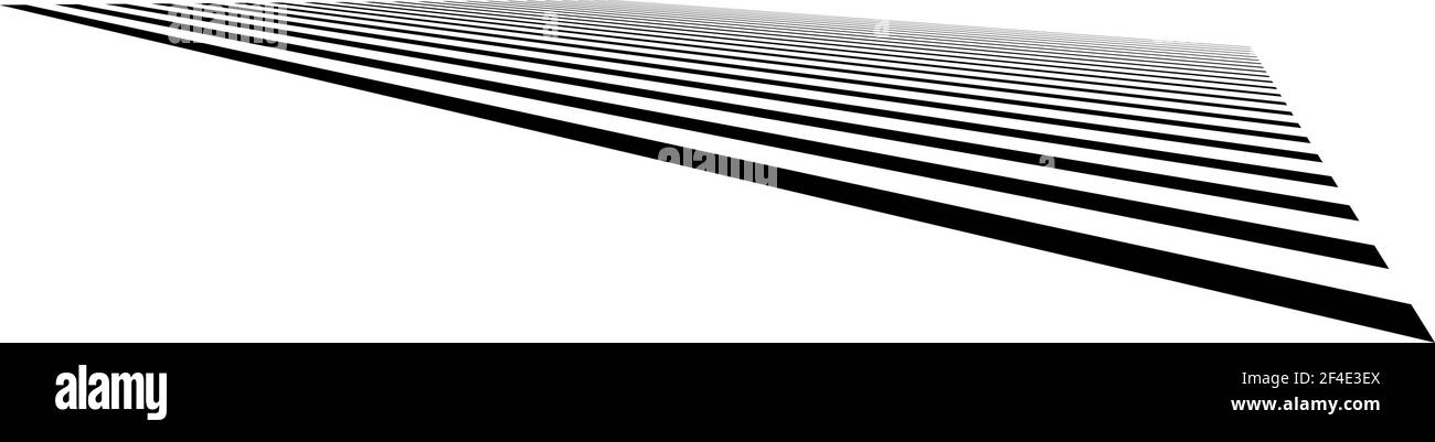 Parallel straight lines, stripes in perspective, 3d – Stock ...