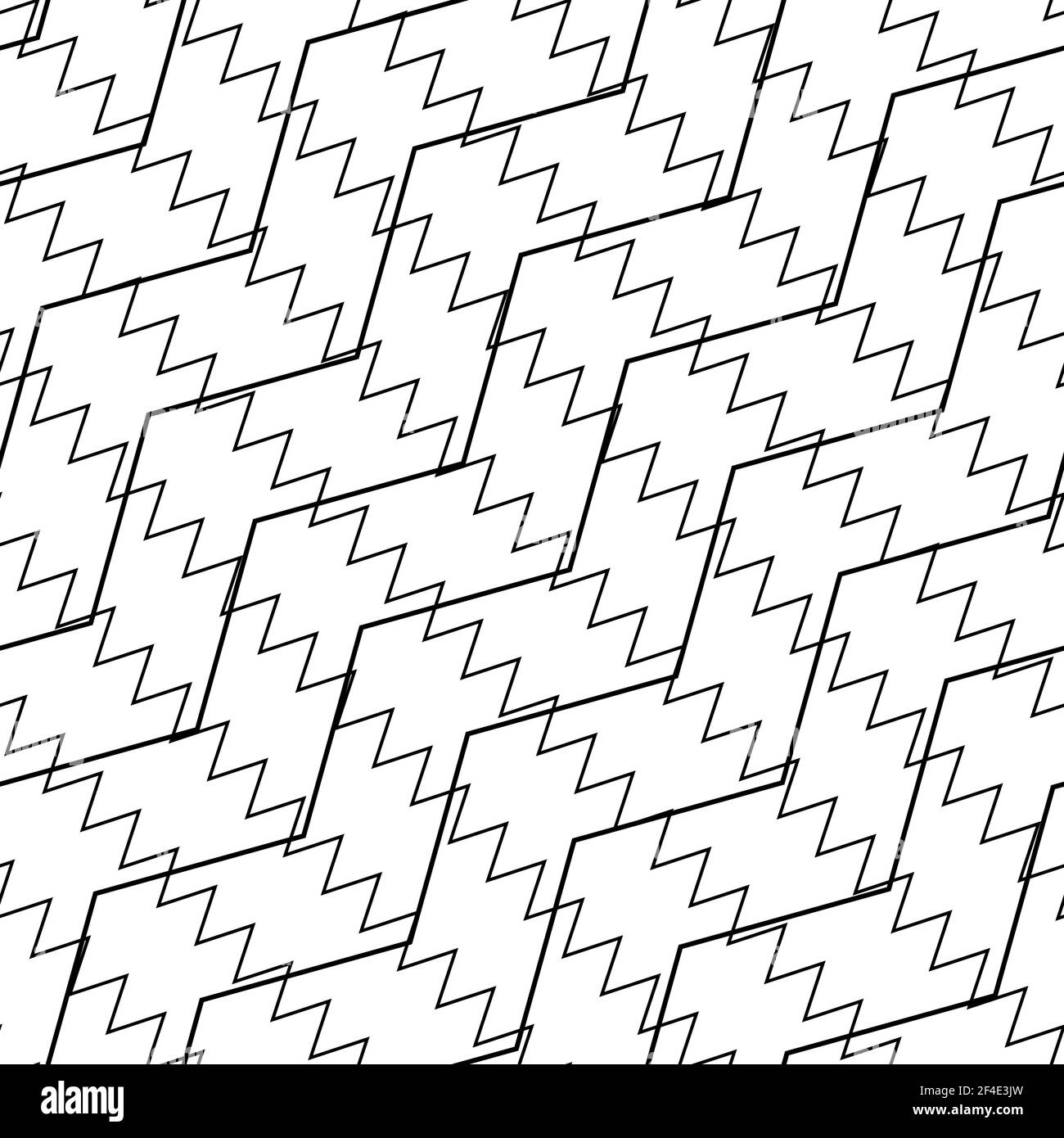 Interlace, twine, tangled lines Seamlessly repeatable Pattern ...