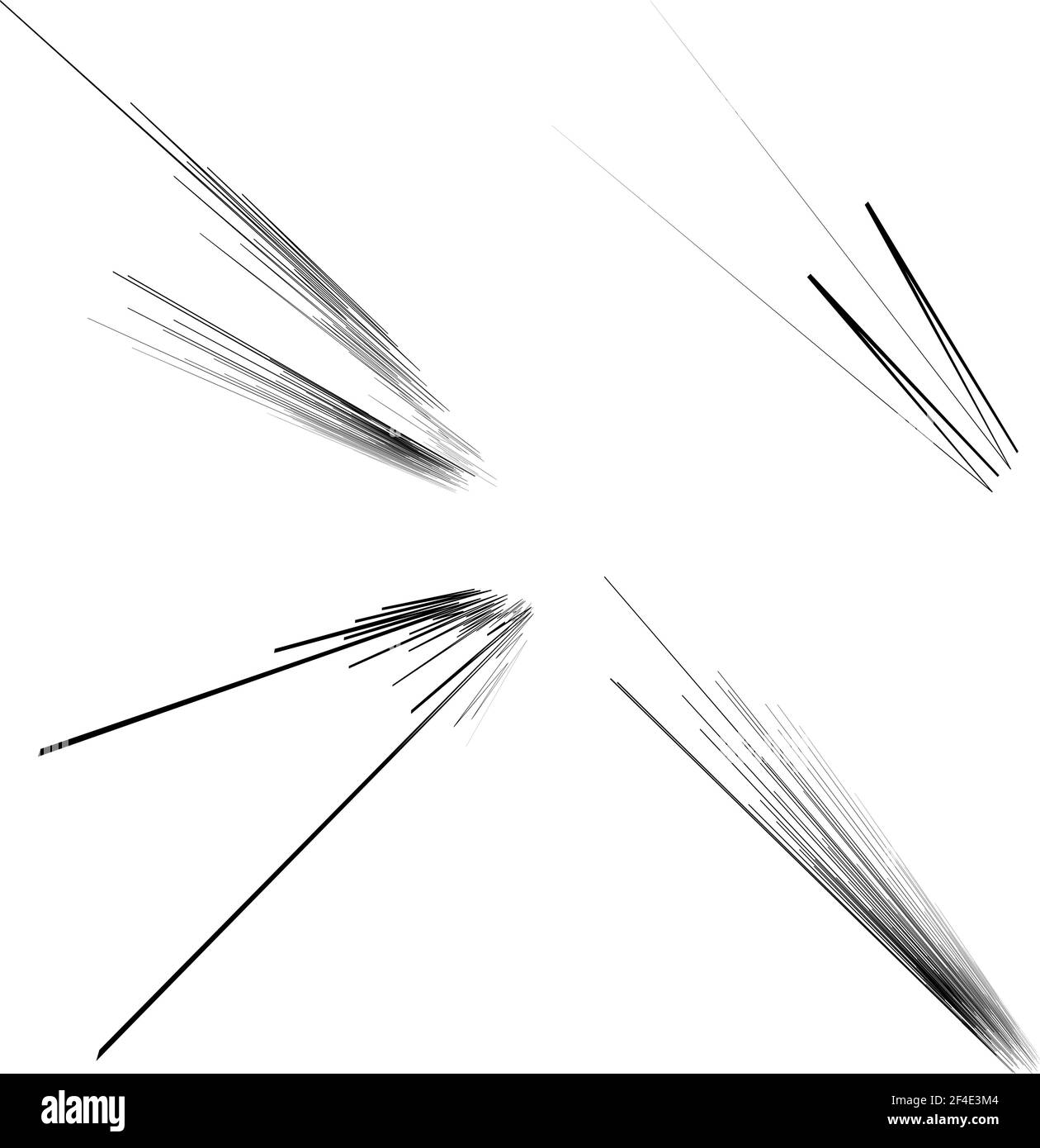 Radial lines in perspective. Comic FX dynamic lines. Firework, 3D ...