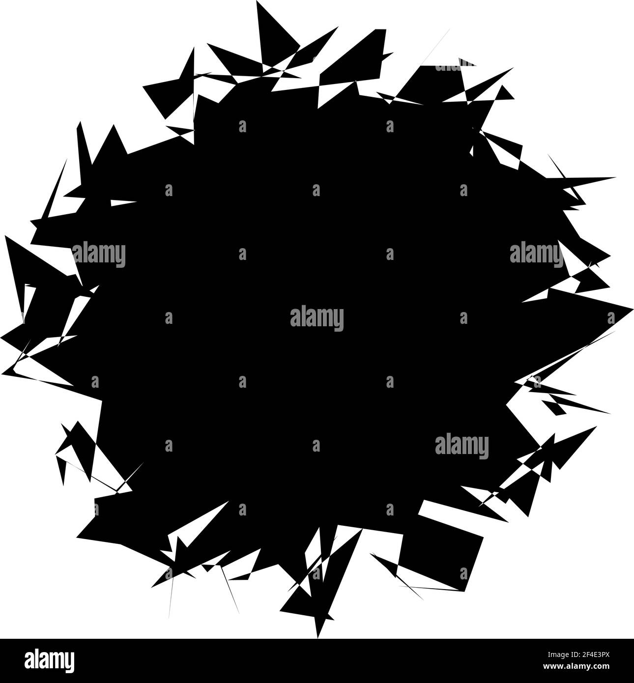 Edgy Geometric Random Amorph Amorphous Shape Element Vector — Stock Vector Illustration