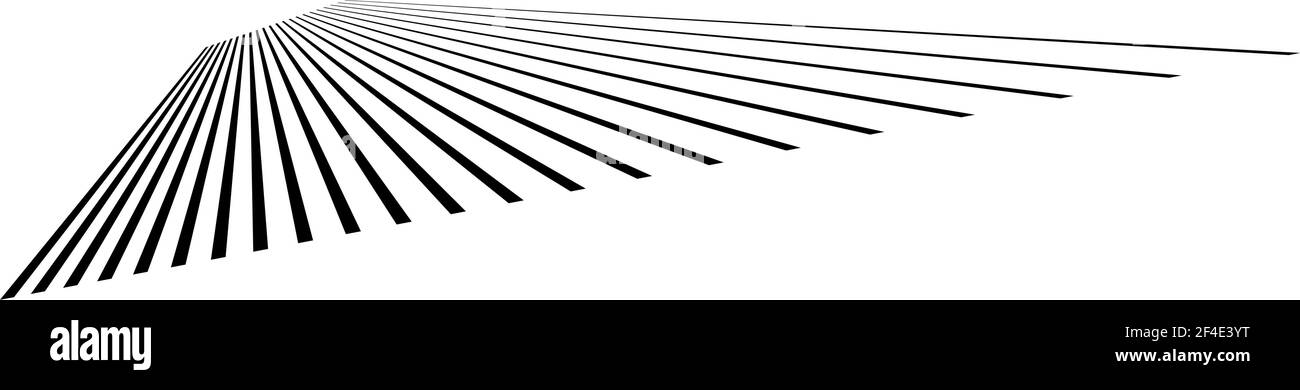 Parallel straight lines, stripes in perspective, 3d – Stock ...